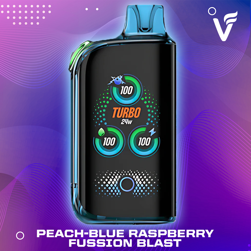 Peach-blue Raspberry Fussion Blast WAKA BLAST – Vaphoy